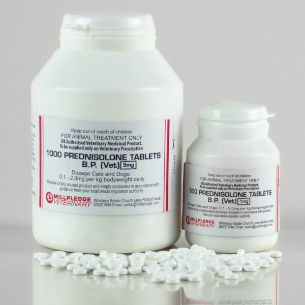 Prednisolone Tablets BP (Vet) POM-V | Millpledge